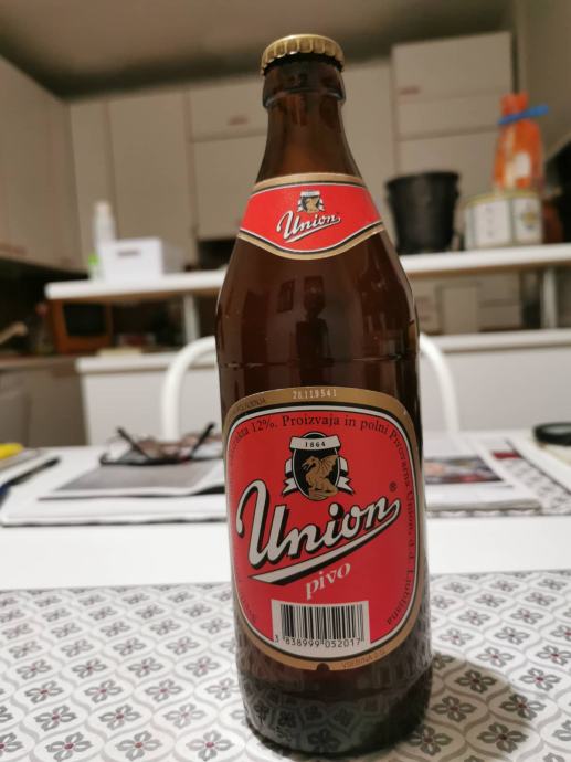 steklenica UNION PIVO, datum polnjenja 1995