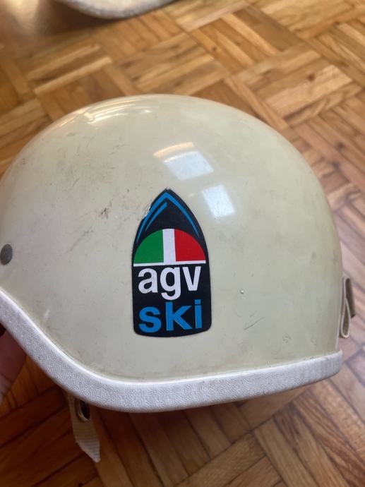 Vintage retro celada agv ski