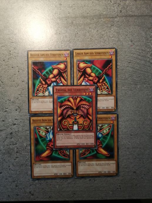 yu-gi-oh karta exsodia