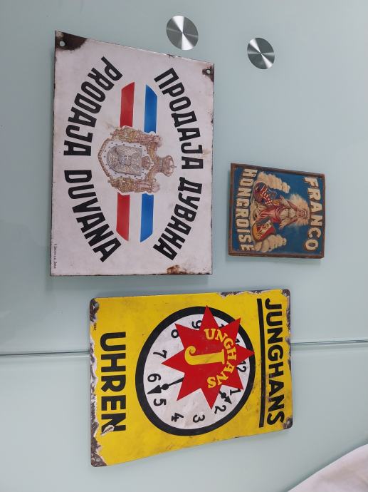 Železne , plehnate stare reklame