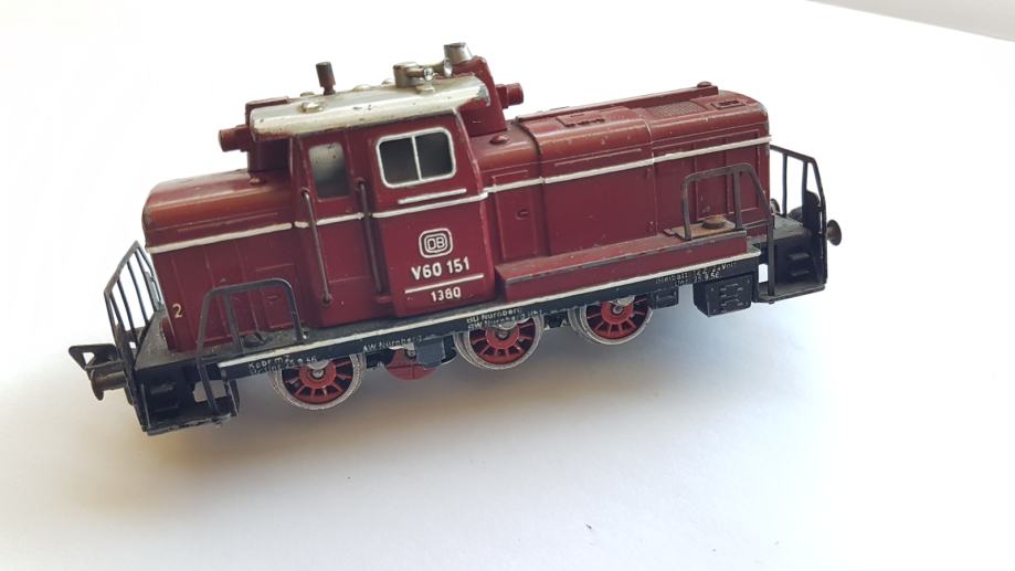 1:87 HO merilo FLEISCHMANN V60 151 dizel lokomotiva | vintage