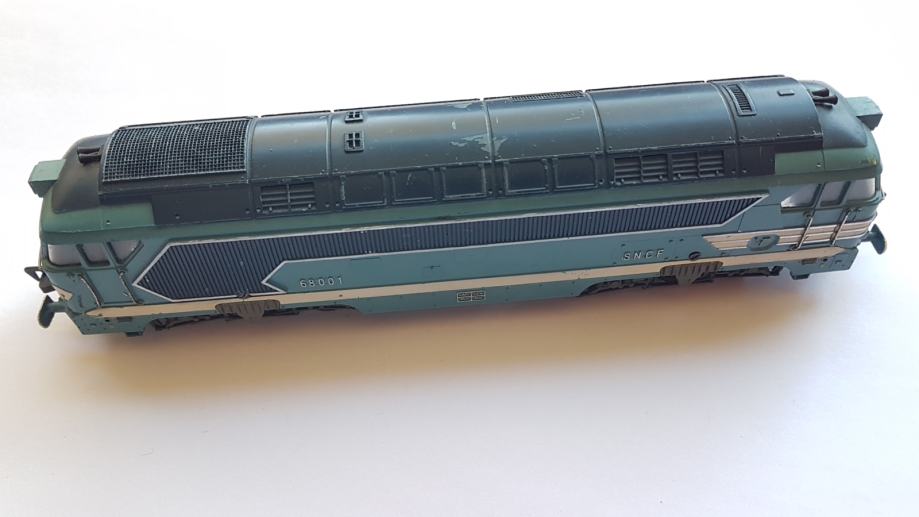 1:87 HO merilo SNCF 68001 dizel lokomotiva FLEISCHMANN VINTAGE