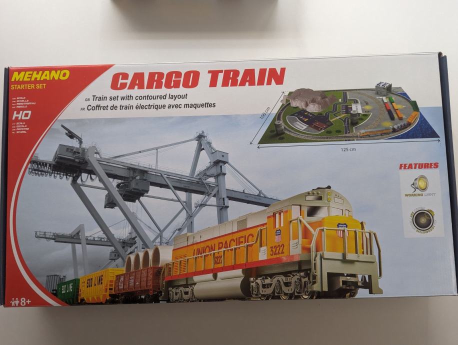 MEHANO Cargo Train H0 DC (Začetni set z maketo)