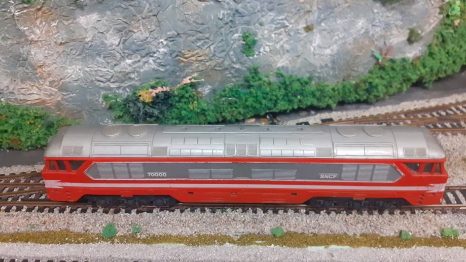Mehano SNCF 70000 LOKOMOTIVA starejšega datuma