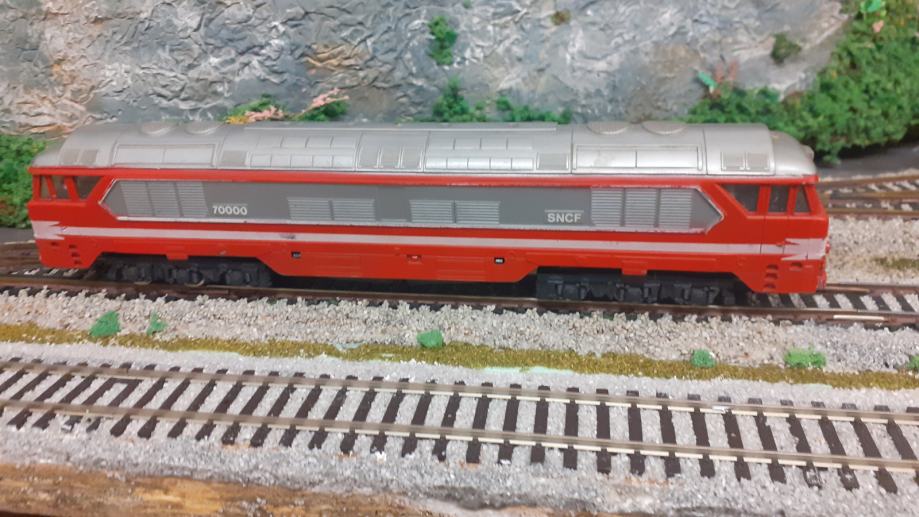 Mehano SNCF 70000 LOKOMOTIVA starejšega datuma
