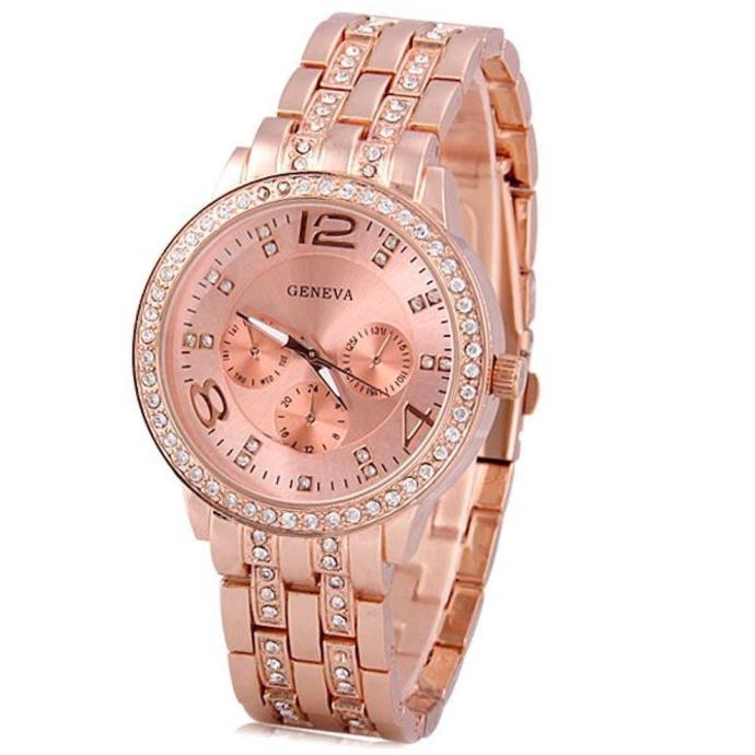 Ženska ročna ura Geneva Rose Gold