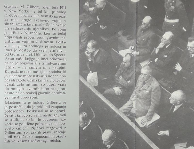 NÜRNBERŠKI DNEVNIK 1 IN 2, Gustav M. Gilbert