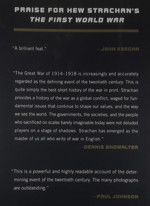 THE FIRST WORLD WAR, Hew Strachan