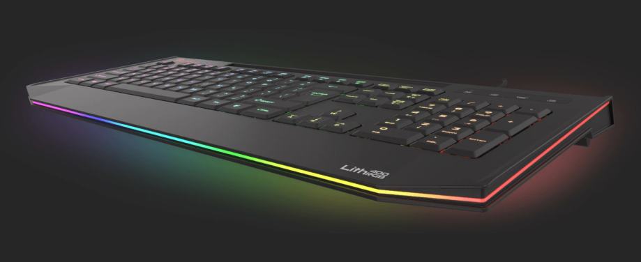 Genesis Lith 400 RGB gaming tipkovnica, X-Scissor, RGB LED, Anti-Ghost