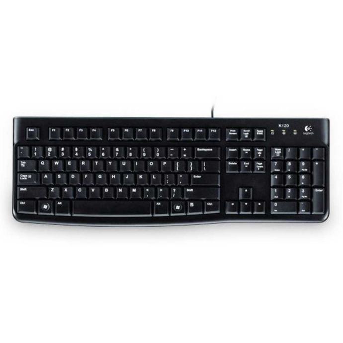 NOVO - LOGITECH K120 tipkovnica - ( USB priklop ) - LOGITECH K120