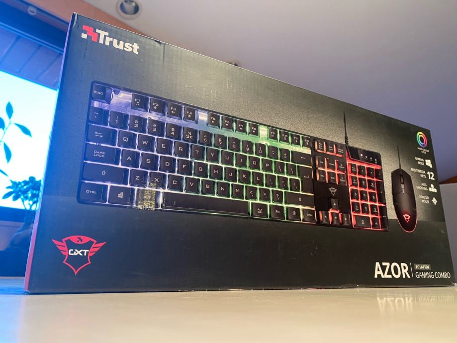 Trust Tipkovnica GXT AZOR + Miška