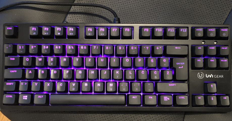 UVI Gear Pride Mini gaming tipkovnica