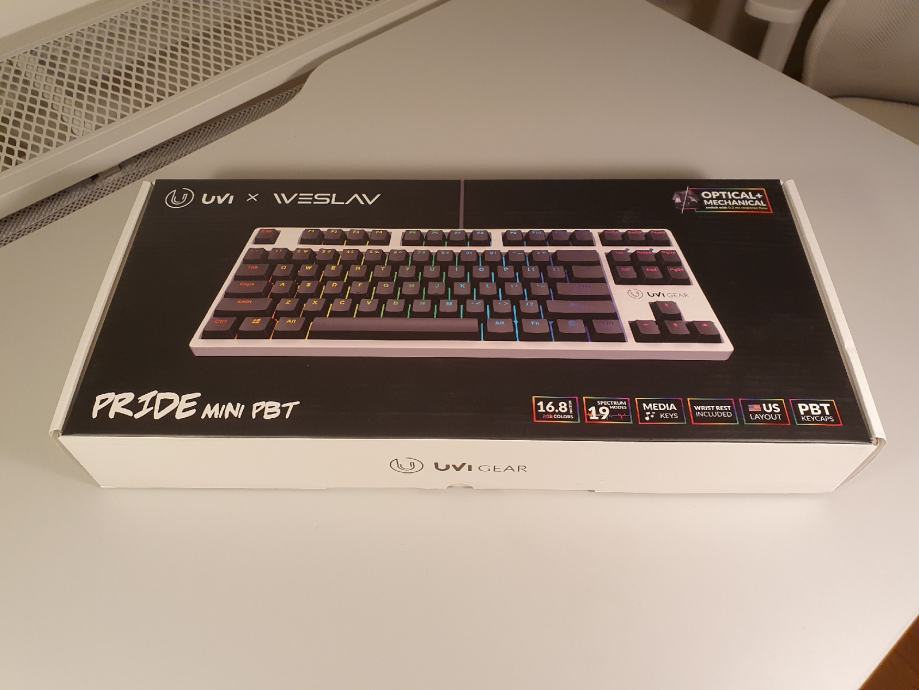 UVI PRIDE MINI PBT WESLAW gaming žična tipkovnica