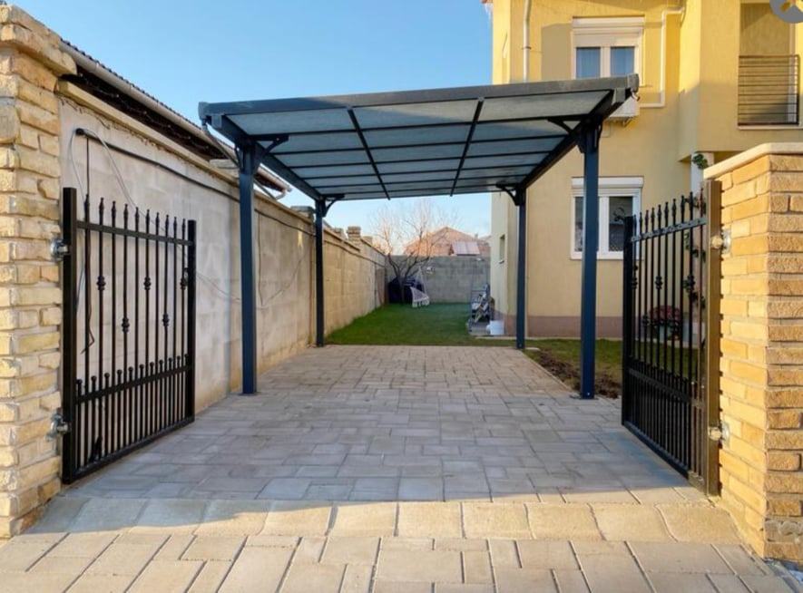 Alu Pergola za teraso, vrt ali nadstrešek za avto, 5x3m