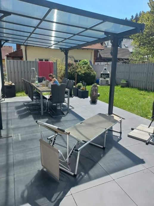 ALU pergola za vrt, teraso ali nadstrešek za avto, nov zapakiran 5x3m