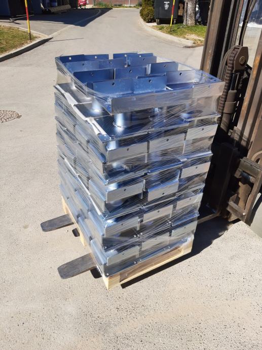 stenski nosilec, podstavek stebra, čevelj, pocinkani nosilec