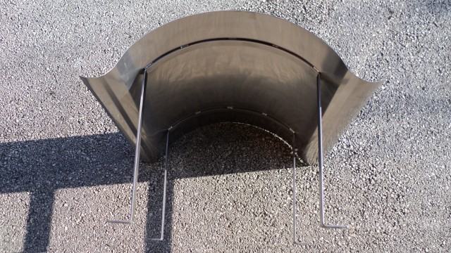 inox (rostfrei) streha za dimnik