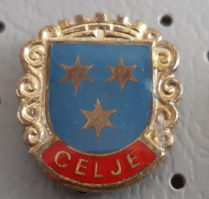 Značka CELJE grb slovenska mesta I.