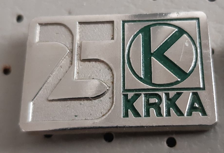 Značka KRKA Novo mesto 25 let