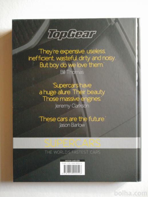 BBC books: Top Gear Supercars -The worlds fastest cars