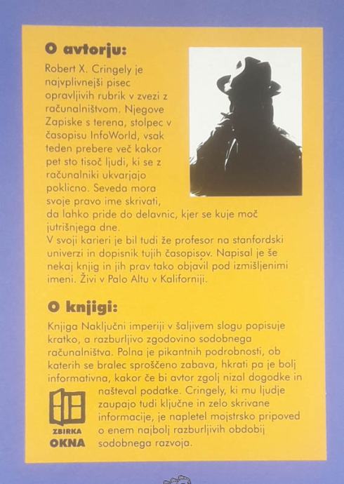 NAKLJUČNI IMPERIJI; KRATKA ZGODOVINA SILICIJEVE DOLINE, Robert X. Crin