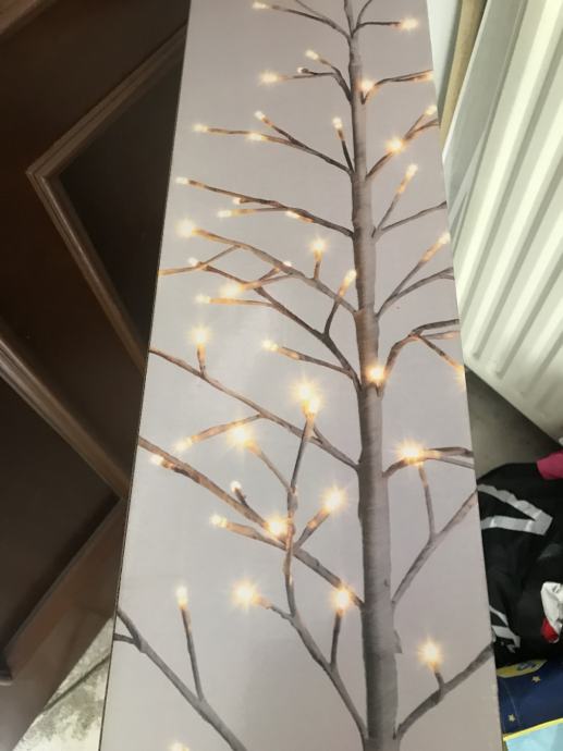 Svetlobno drevo za zunaj višina 120cm, Lj.