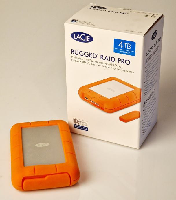 LACIE 4TB Rugged RAID Thunderbolt & USB 3.0 zunanji trdi disk
