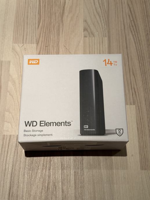 WD Elements 14TB zunanji trdi disk USB 3.0