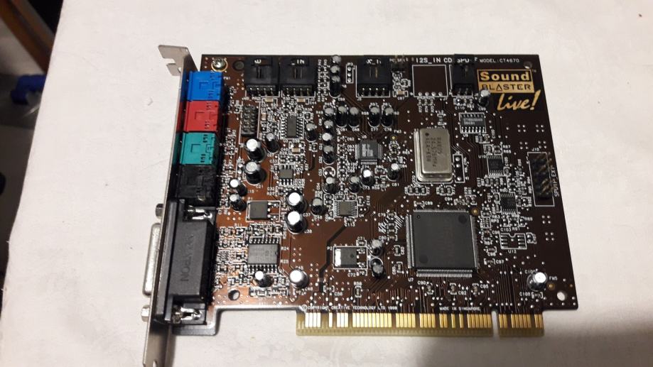 Creative Labs Sound Blaster Live 5.1 PCI Sound Card CT4670
