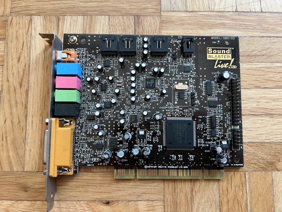 Zvocna kartica Sound blaster live 5.1