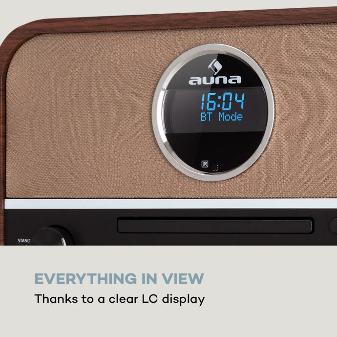 Auna auna Columbia, radio DAB, 60 W, CD predvajalnik, DAB+/ UKW spreje