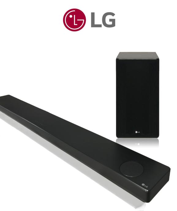 LG SL10YG 5.1.2 Channel 570W Sound Bar w/Meridian Technology & Dolby A