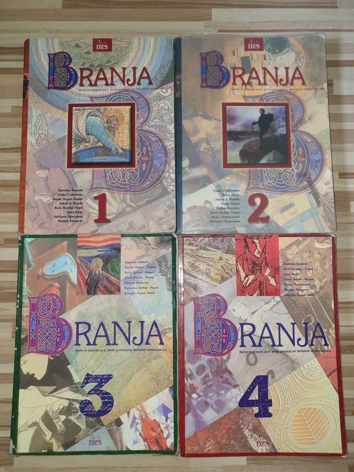 Branja 1, 2, 3, 4