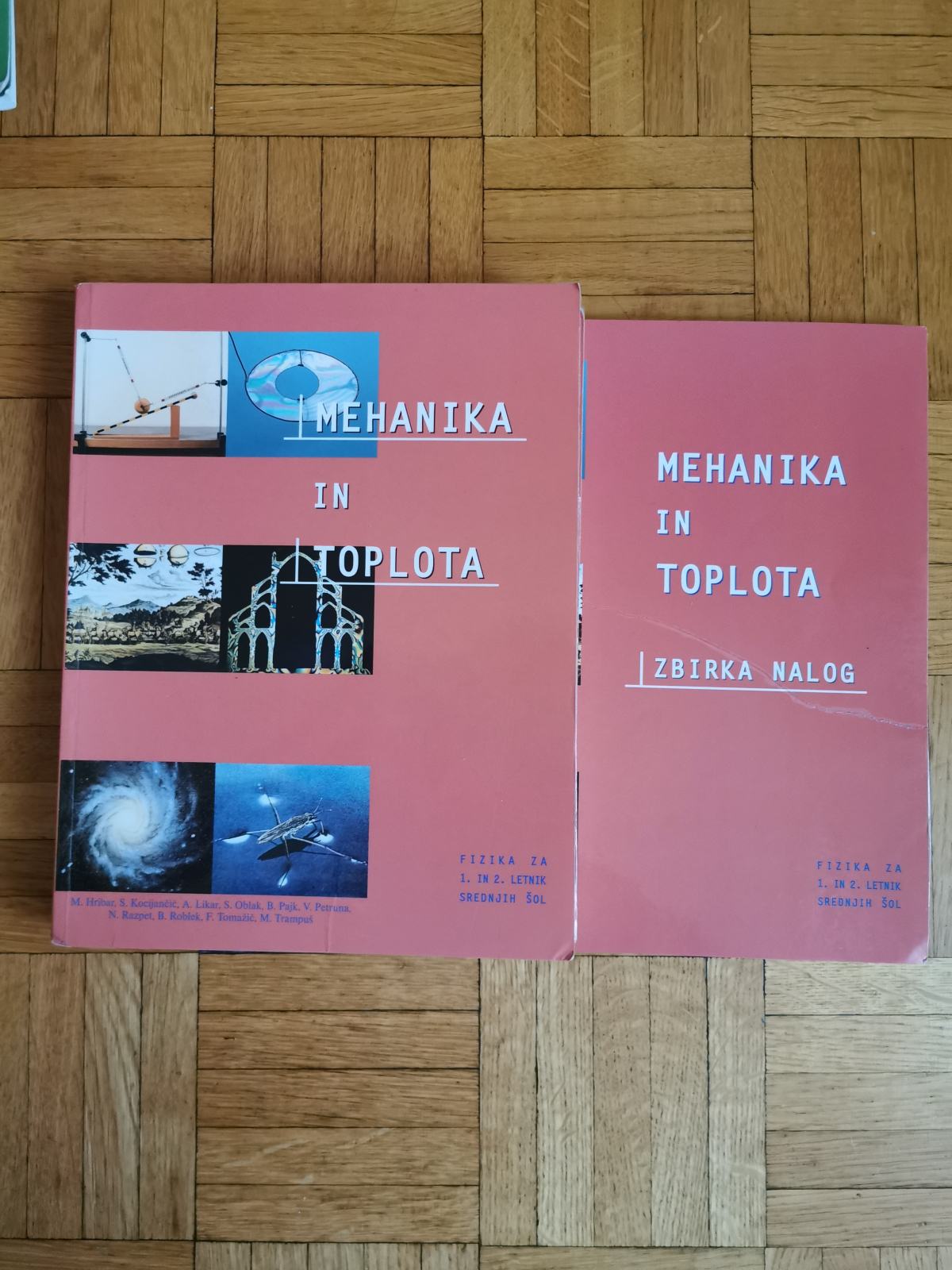 Mehanika in toplota - fizika, učbenik