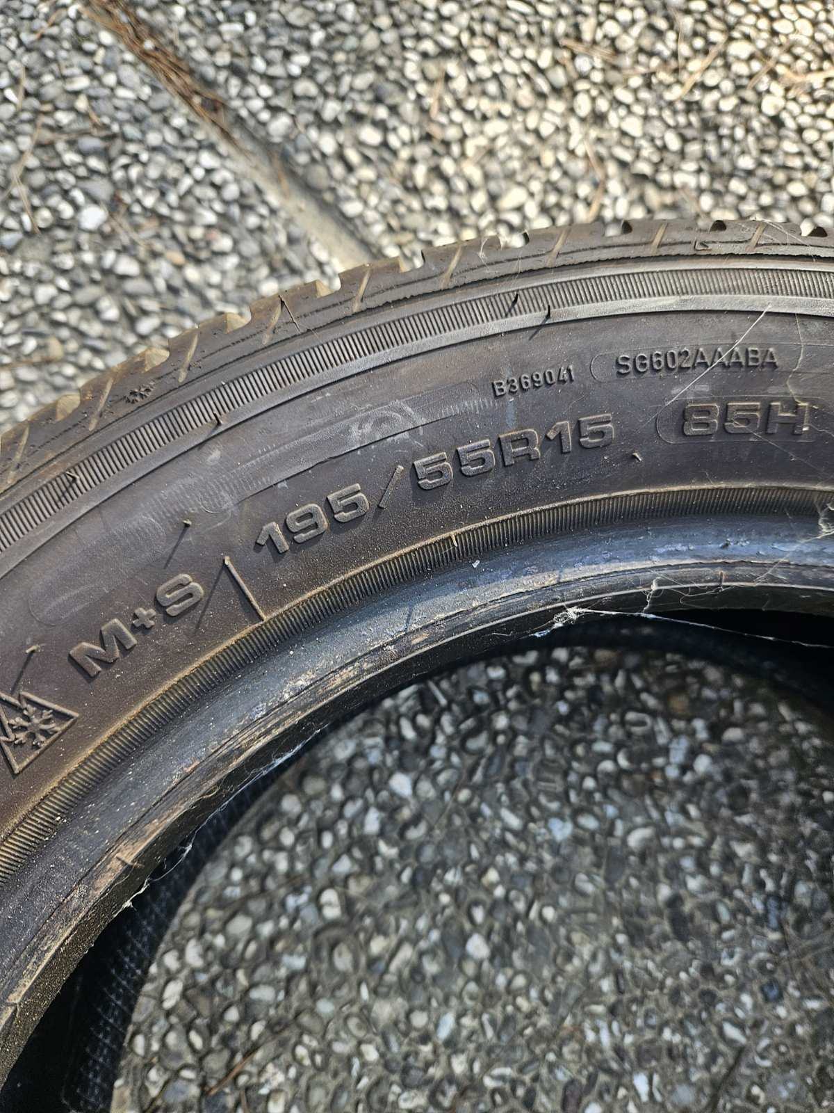 Zimske pnevmatike Sava 195/55/15 ; Količina: 4