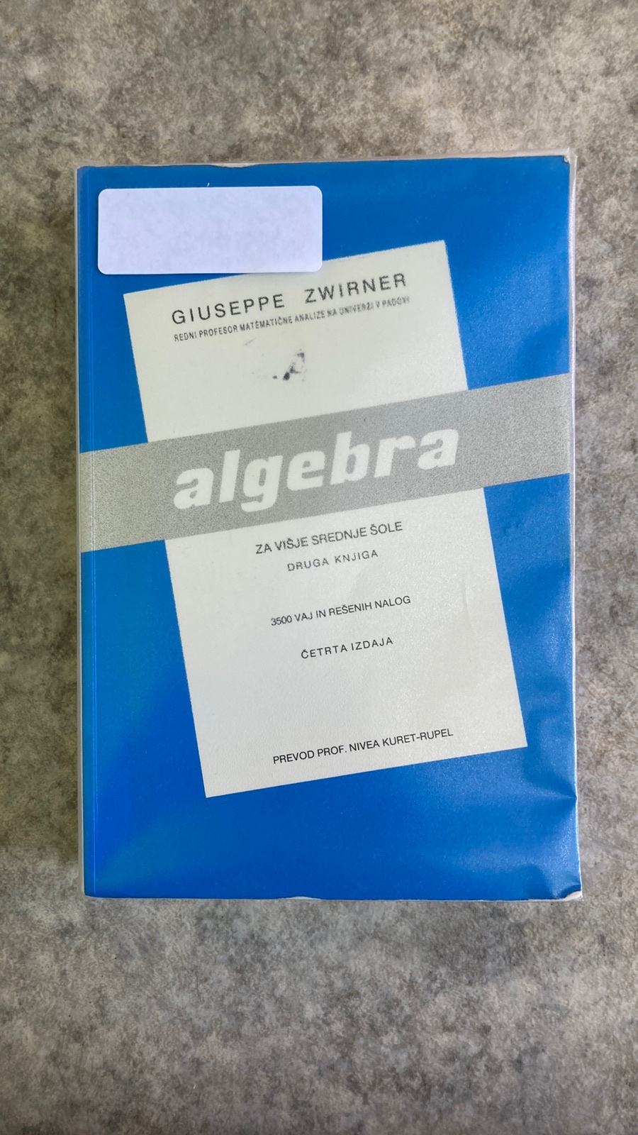 Algebra za višje srednje šole