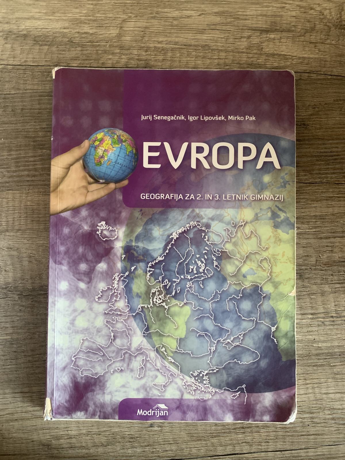 GEOGRAFIJA učbenik EVROPA za 2. in 3. letnik gimnazije