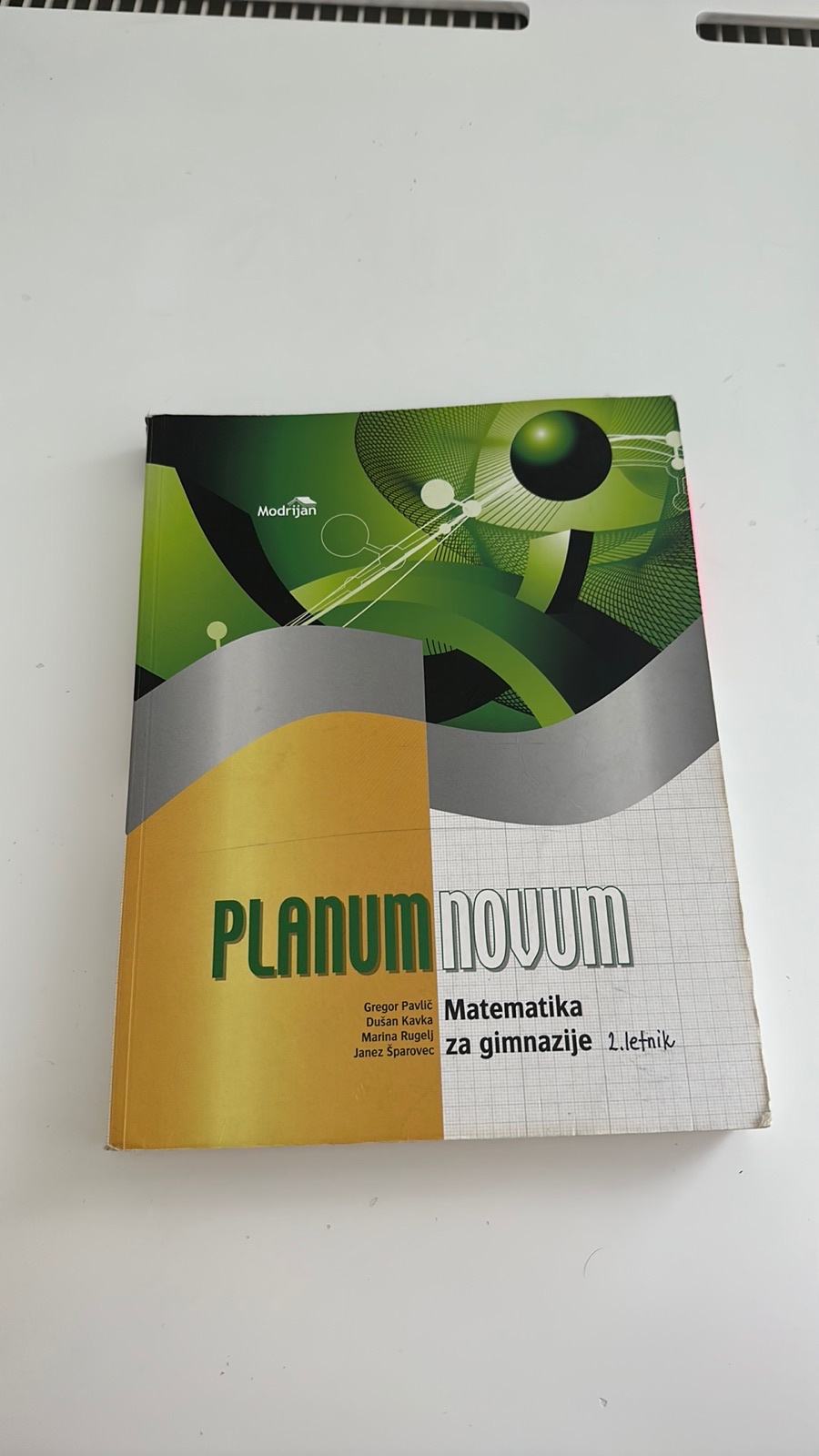 planum novum matematika 2. letnik ucbenik