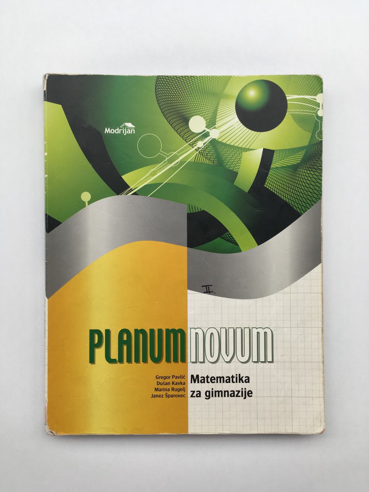 PLANUM NOVUM, učbenik za matematiko za 2. letnik gimnazije