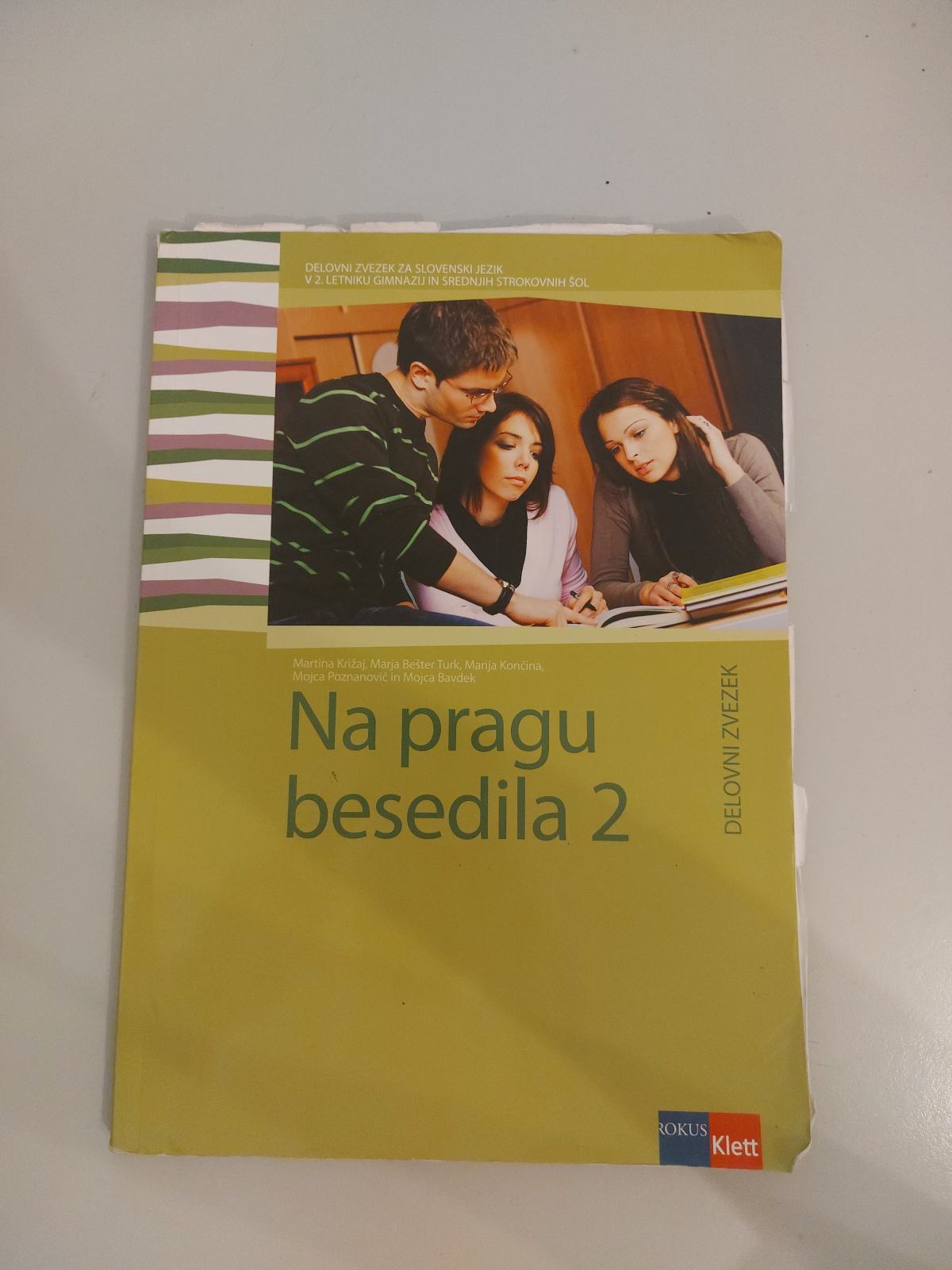 Na pragu besedila 2 delovni zvezek