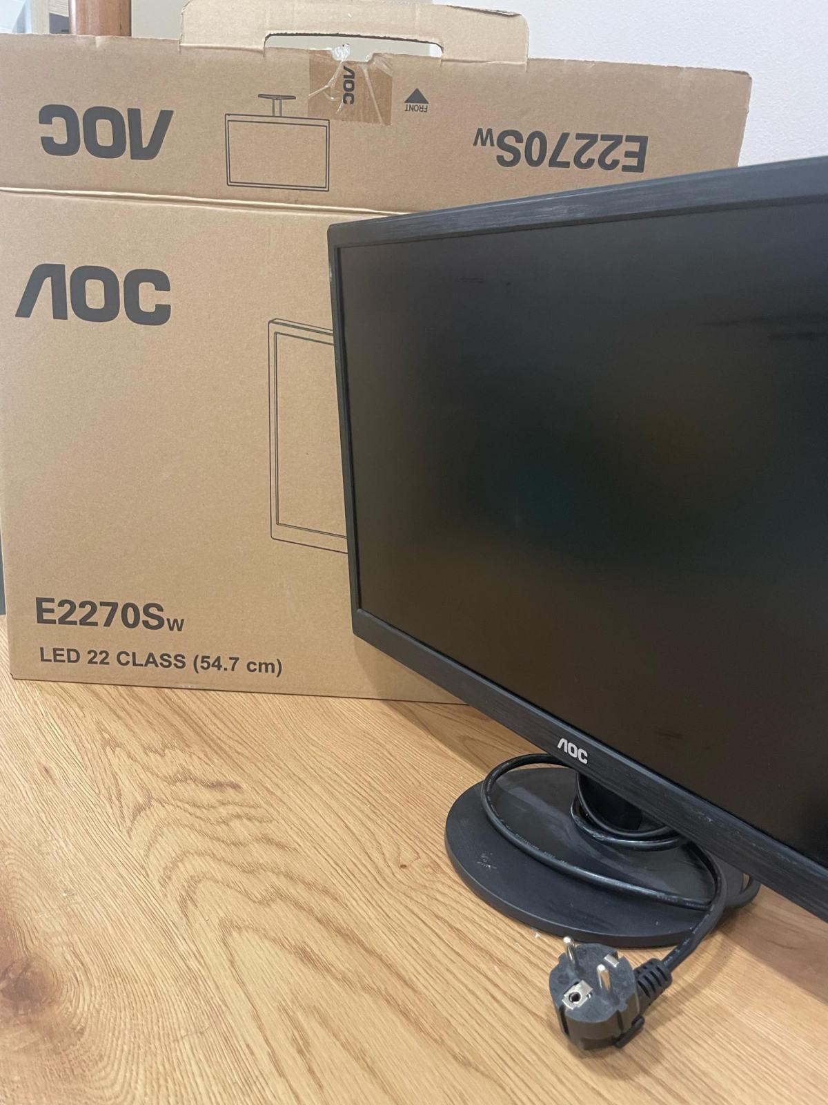 AOC monitor LED LCD 21,5 e2270Swn
