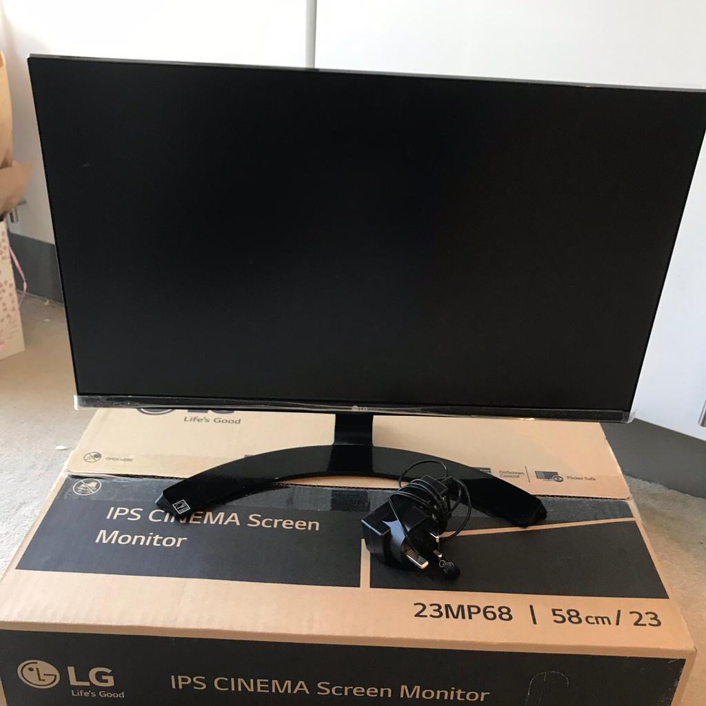 Monitor LG 23MP68 DVI, HDMi,VGA lepo ohranjen, vsa embalaža
