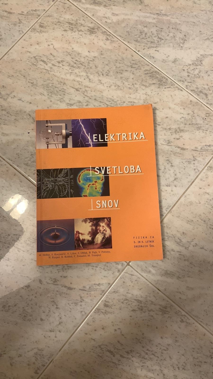 Elektrika, Svetloba, Snov - Fizika, ucbenik