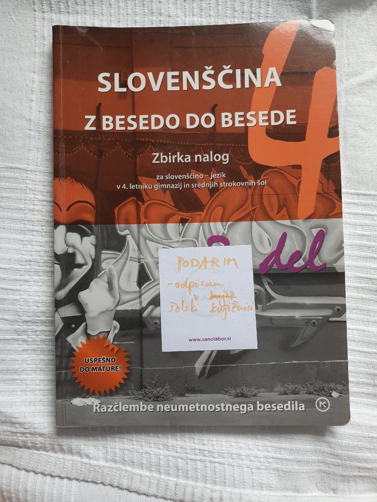 slovenščina 4, Z besedo do besede