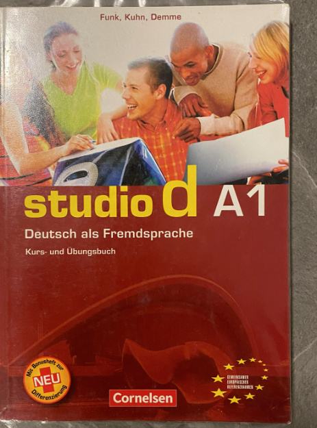 UGODNO PRODAM UČBENIK Z DELOVNIM ZVEZKOM ZA NEMŠČINO STUDIO D A1