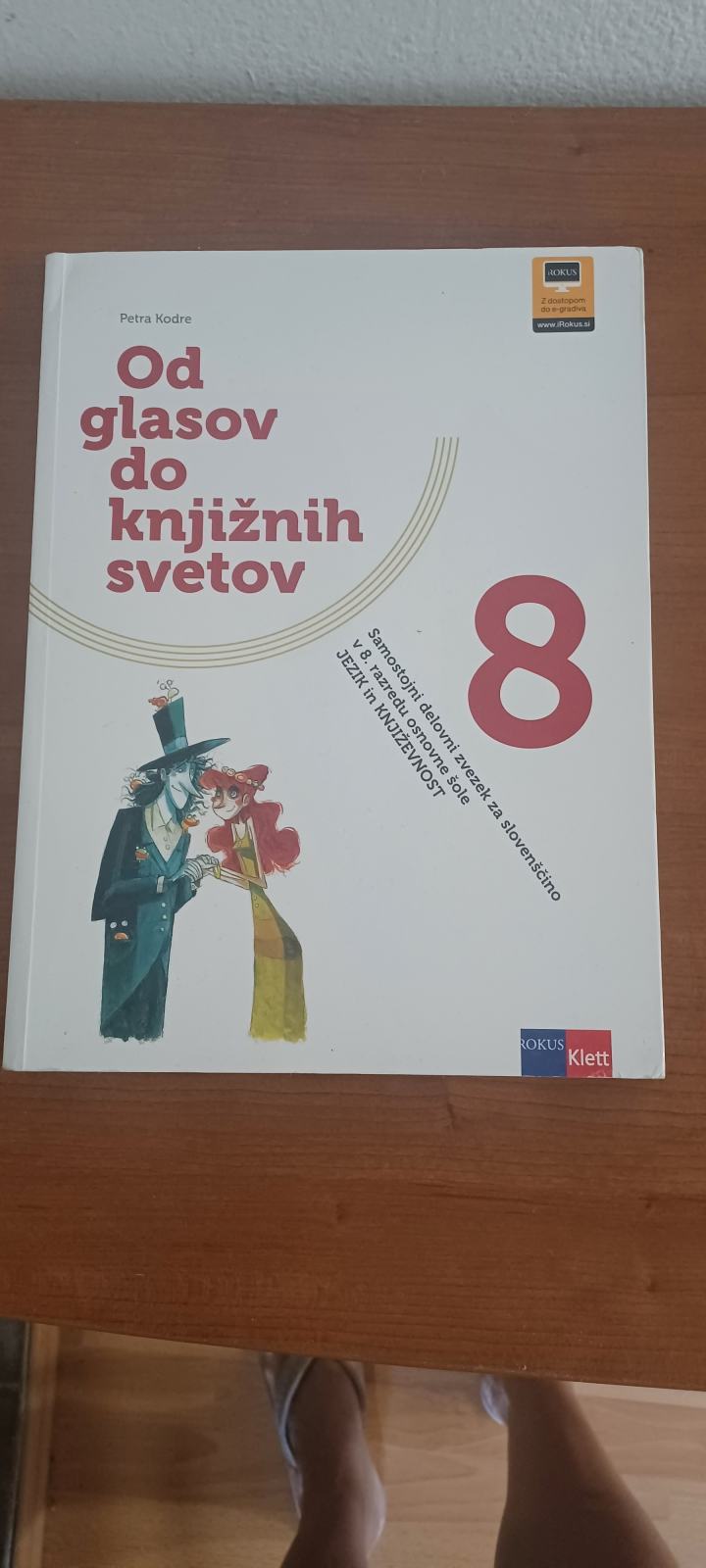 Od glasov do knjižnih svetov delovni zvezek za slovenščino