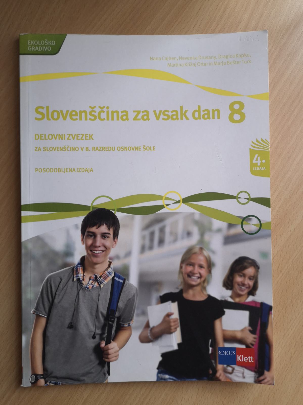 SLOVENŠČINA ZA VSAK DAN delovni zvezek za 8. razred NERABLJEN