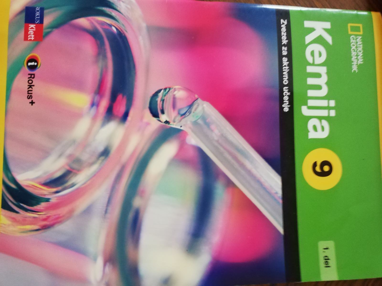 Kemija 9, zvezek za aktivno učenje 1. del