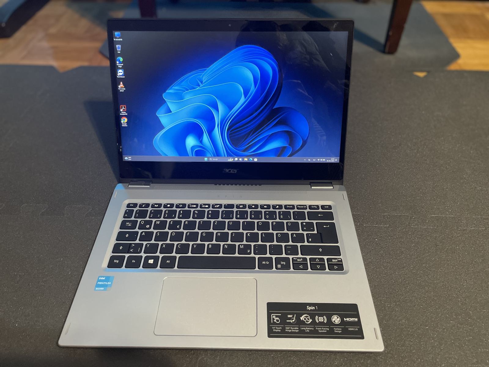 Acer Spin1 14 Pentium Silver - Touch screen Prenosnik