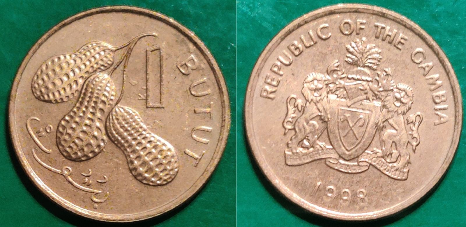 Gambia 1 butut, 1998 UNC